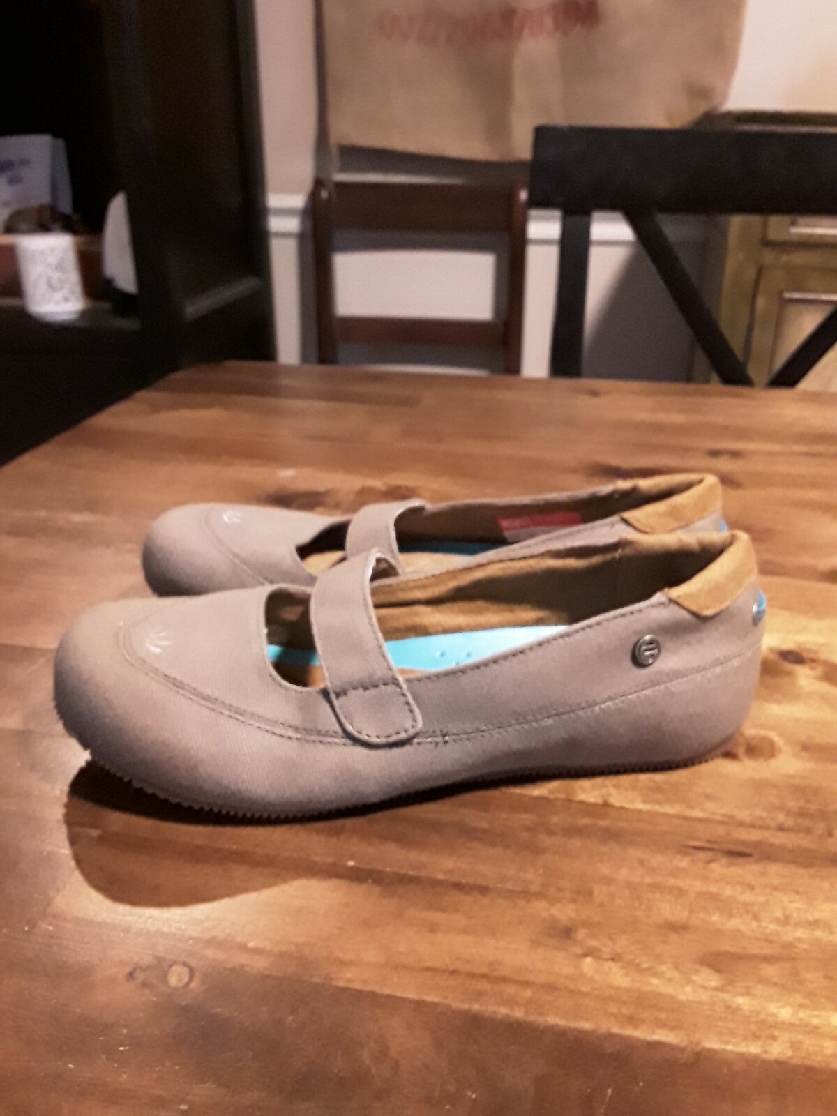 Mozo Shoes Maryjanes Women Sz 6.5 brown/aqua GUC 😊FAST SHIP 😊 | eBay
