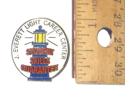 J. Everett Light Career Center Student Skills Guarantee lighthouse pin ...