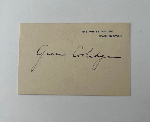 Grace Coolidge Autograph | eBay
