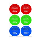 100 Pcs 3”3-Color Small Business Glossy Ebay Sticker Package Label | eBay