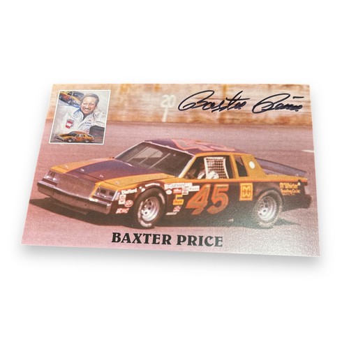 Baxter Price Signed Autograph 5x7 Photo! 90 NASCAR Winston Cup wins ...
