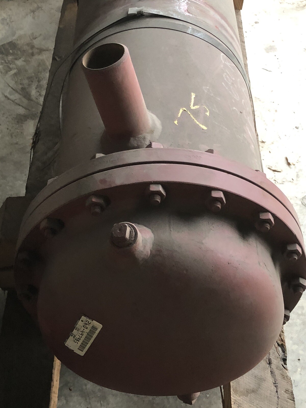 API Basco Type 500 Heat Exchanger Full Vacuum SS Tube Steam Turbine ...