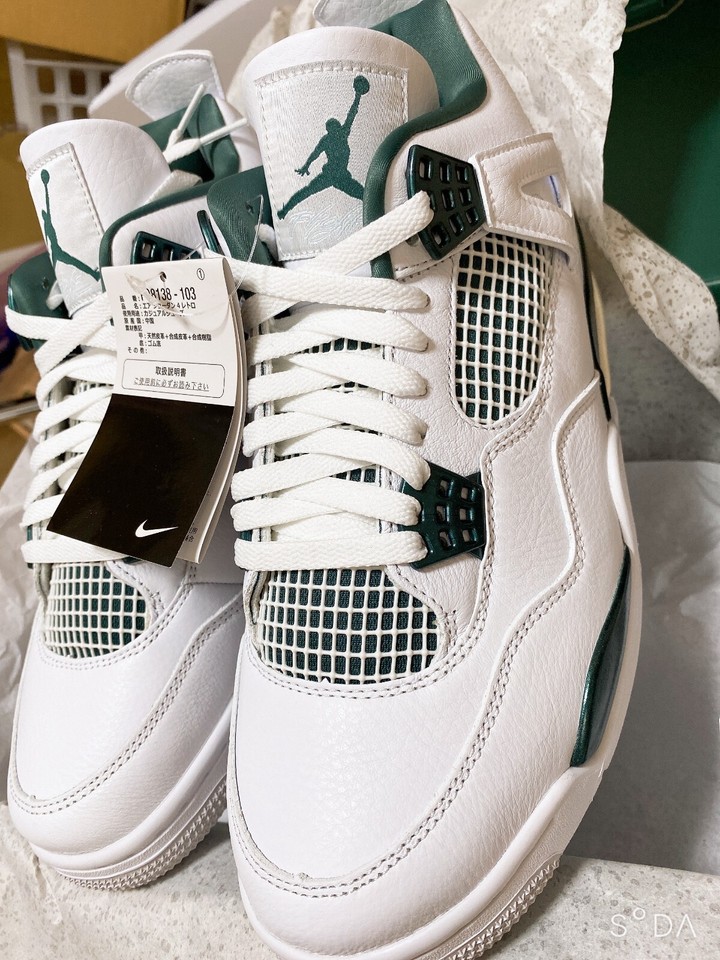 Size 10 - Air Jordan 4 Retro "Oxidized Green" for men from Japan by ...