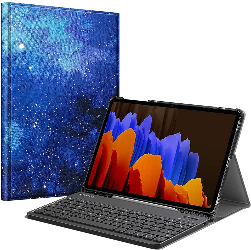 Keyboard case Slim Stand Cover Case for Samsung Galaxy Tab S Tablet ...