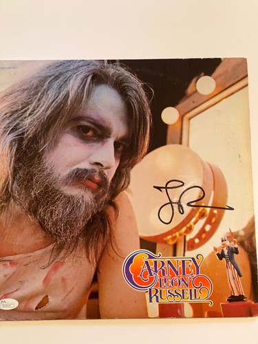 LEON RUSSELL SIGNED AUTOGRAPHED CARNEY VINYL LP 12" JSA COA (see Note ...