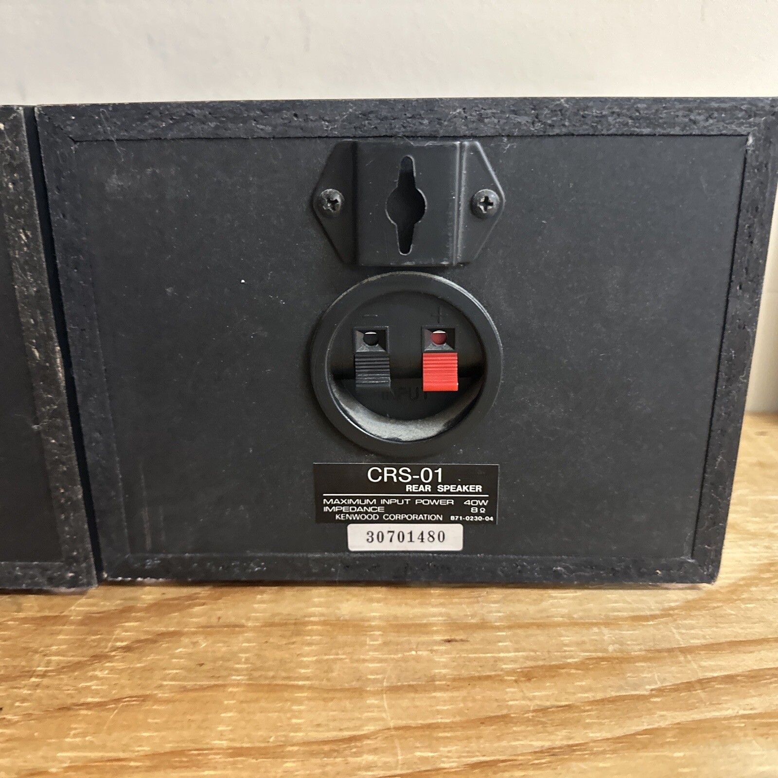 Kenwood CRS-01 Rear Speaker 40 Watt 8 ohm Cube-shaped speaker with black finish | eBay