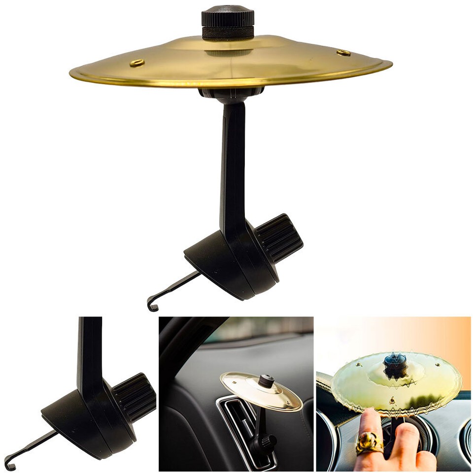 Car Crash Cymbal Air Vent Car Drum Cymbal Easy Clip-On Mini Cymbal (1pc ...