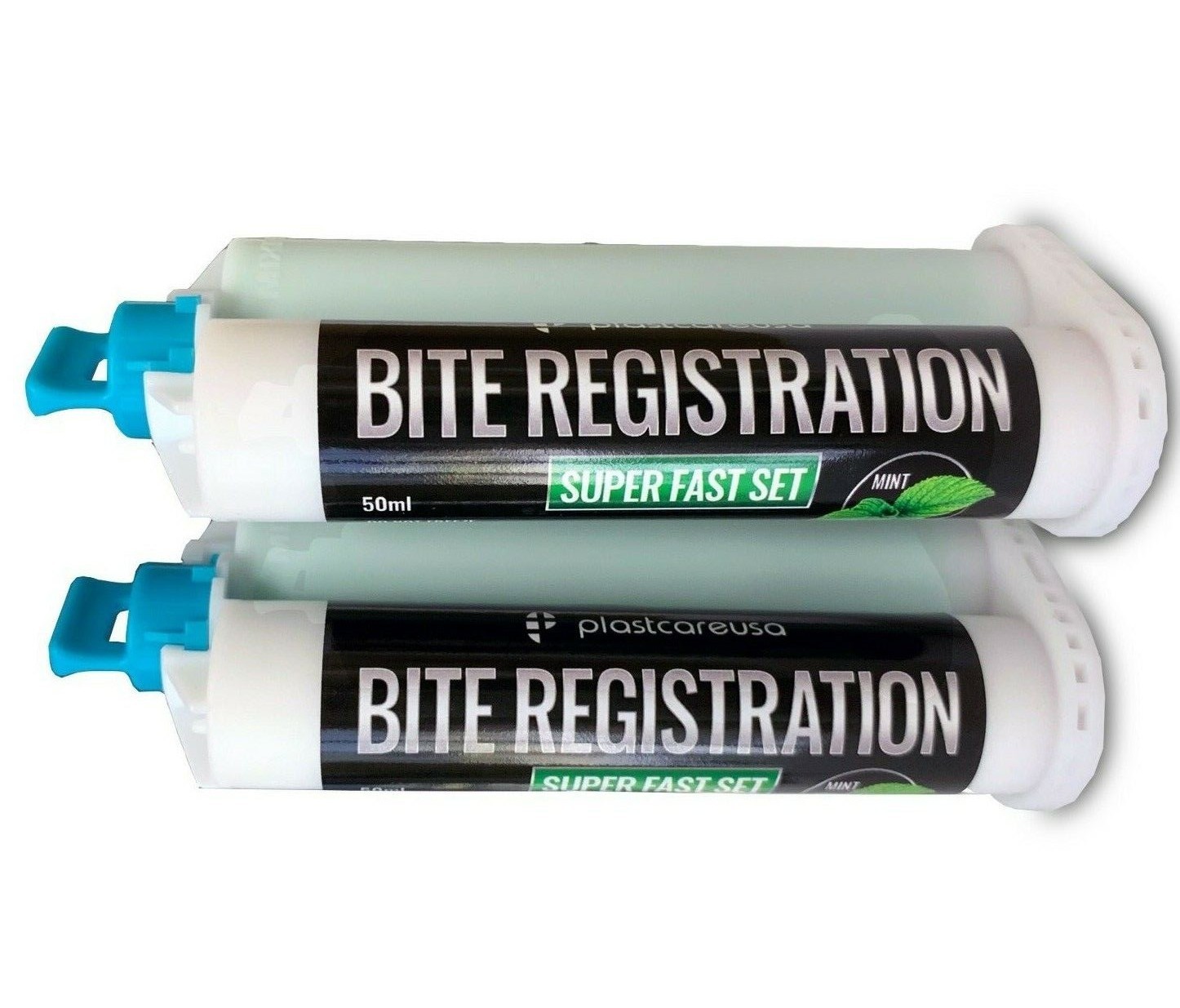 2 x Dental Bite Registration Material, Super Fast Set (50ml Cartridges ...