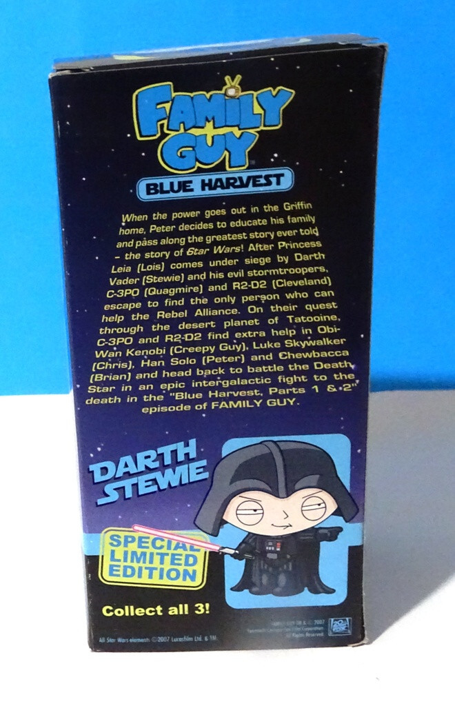 Funko Wacky Wobbler BLUE HARVEST Darth Stewie | eBay