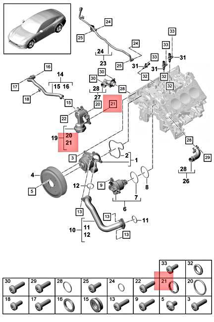 Genuine PORSCHE Cayenne Macan Panamera 95B 971 97A Seal 9A712113910 | eBay