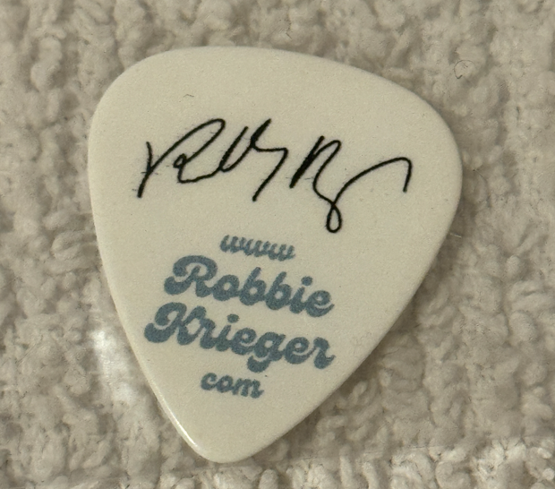 The Doors Robby Krieger Signature 2022 Tour Guitar Pick Stage Concert ...