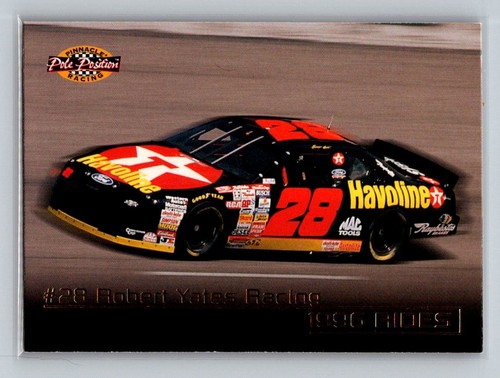 Ernie Irvan's Car #41 1996 Pinnacle Pole Position Robert Yates Racing ...