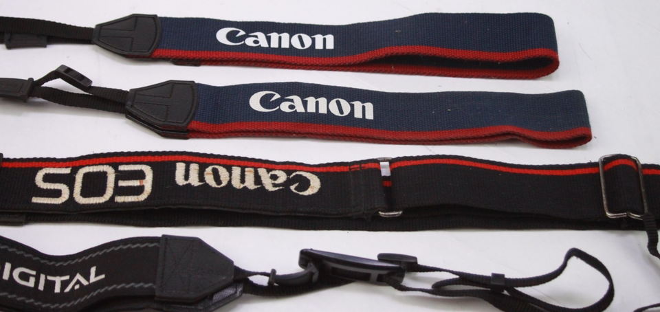 Lot of 6 OEM Genuine Canon Camera Straps EOS Multiple Colors | eBay