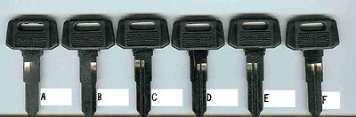 (2) Yamaha Motorcycle ATV Keys Pre- Cut to Code B codes B32010 - B79897 ...