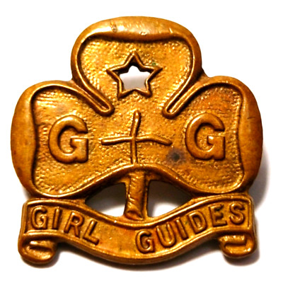 Antique Girl Guides Pin - Rare Girl Scouts Bronze Badge | eBay