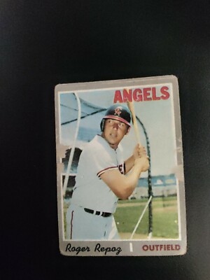 1970 Topps California Angels Baseball Card #397 Roger Repoz - poor | eBay
