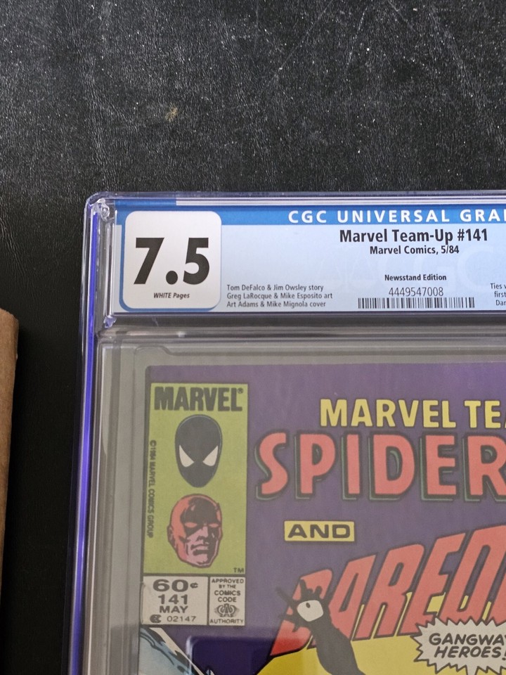 Marvel Team Up Spider-Man and Daredevil 141 - CGC 7.5 Newsstand 1984 | eBay