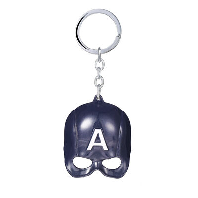 Captain America Mask Retro Vintage Movie/Comics Charm Pendant Key Chain ...