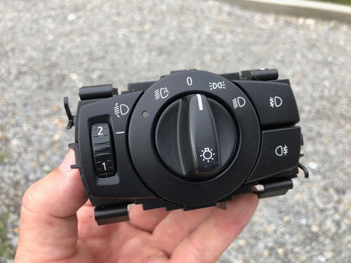 BMW E81 E84 E87 E90 E91 HEADLAMP HEADLIGHT FOG LIGHT LAMP LEVEL SWITCH ...
