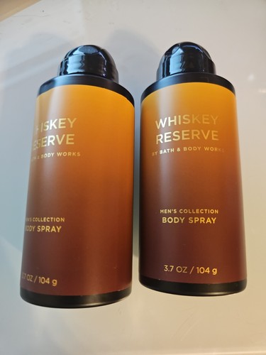 Bath & Body Works WHISKEY RESERVE Men's Collection Body Spray set of 2 ...