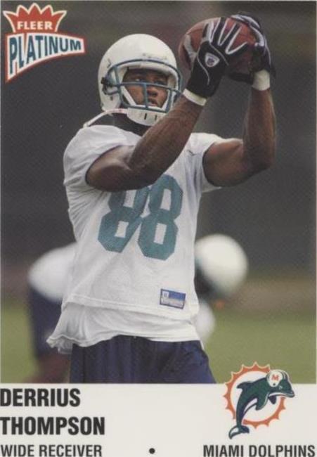 2003 Fleer Platinum - Derrius Thompson #160 for sale online | eBay