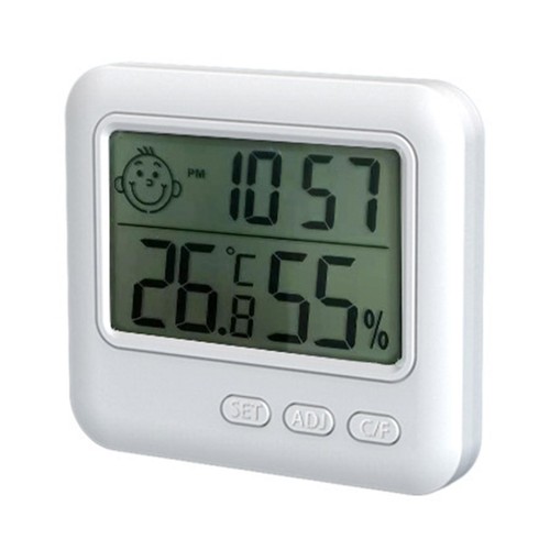 Wall Mount Temperature & Humidity Gauge, Digital Hygrometer Thermometer ...