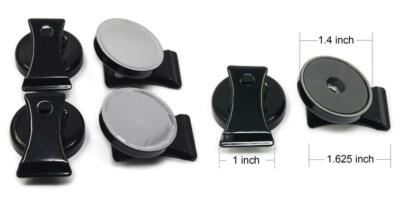 Black CMS Magnetics Heavy Duty Magnetic Clip for Whiteboard | eBay