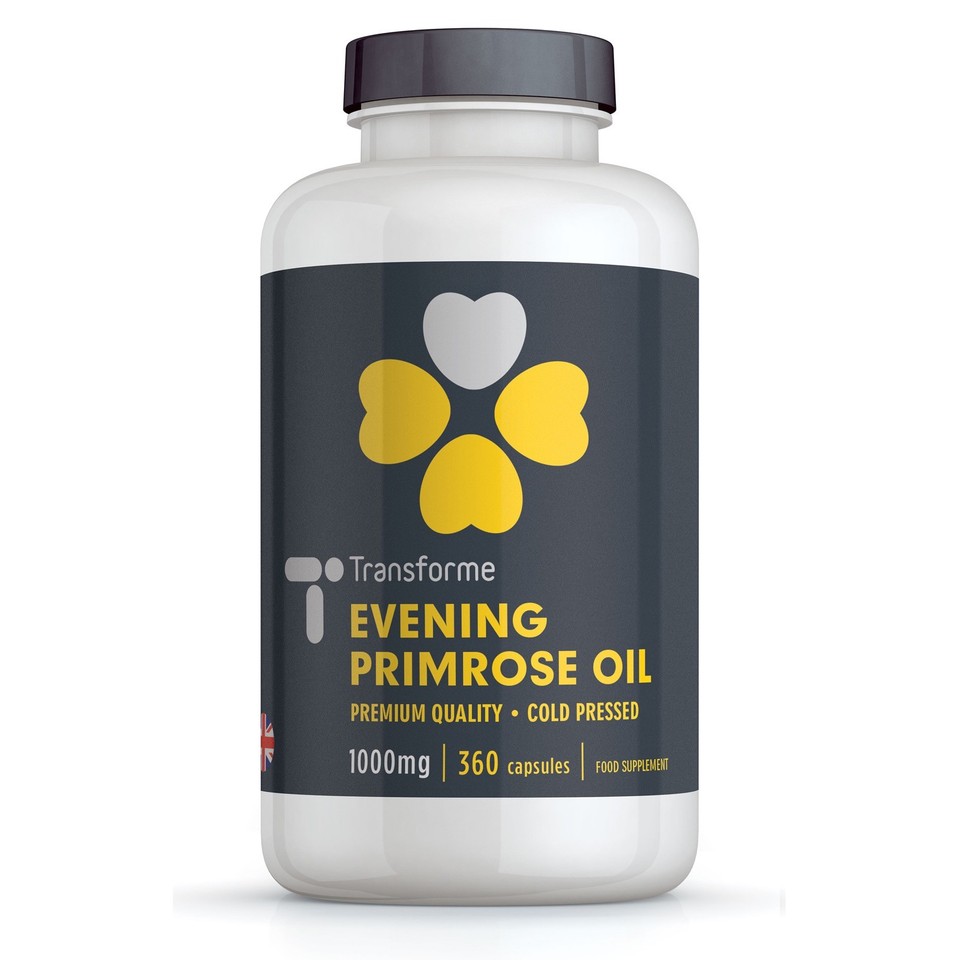EVENING PRIMROSE OIL 1000mg 90 180 360 Capsules Omega 3 GLA ...