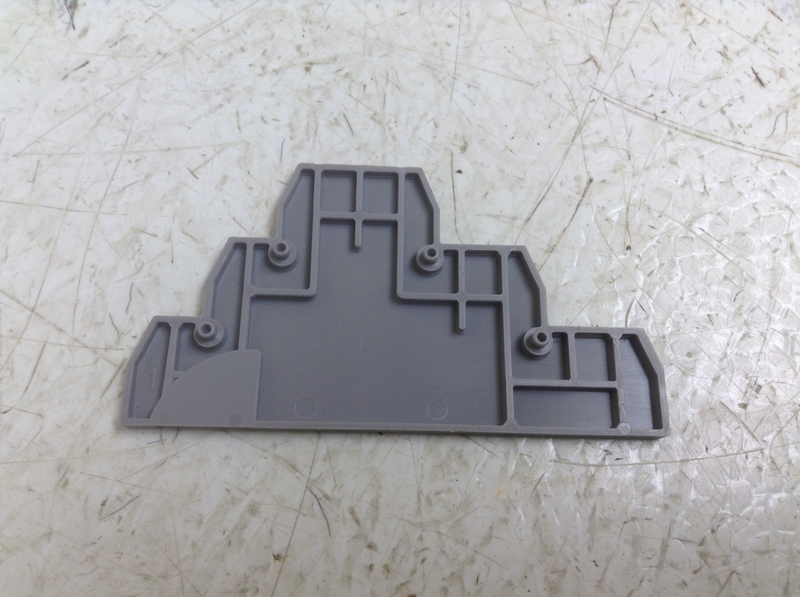 Entrelec FED_3E Gray Grey Wire Terminal Block End Cap FED3E Lot of 2 ...