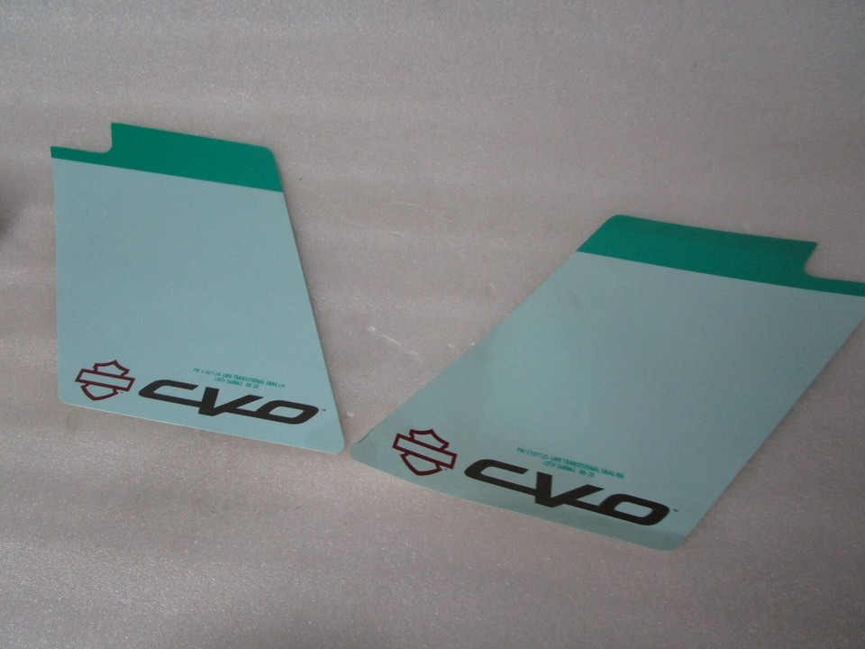 Genuine Harley Davidson Touring CVO Saddlebag Waterslide Decals PAIR | eBay