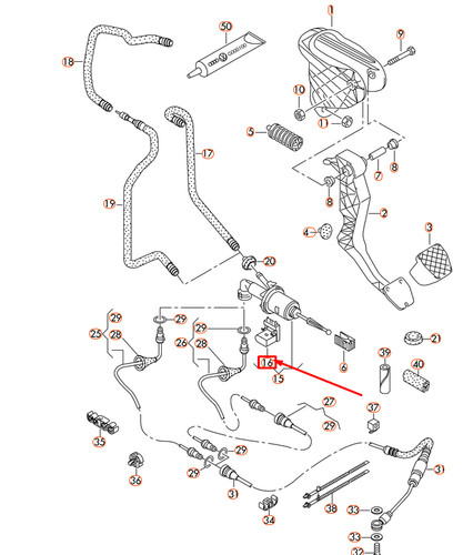 NEW AUDI R8 42 CLUTCH POSITION SENSOR 1K0927810D 06-14 ORIGINAL | eBay
