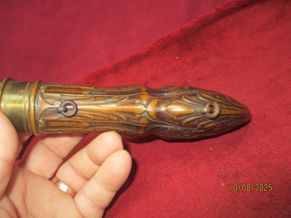 Antique Pre-Civil War G & JW Hawksley, Musket Powder Flask , 8 5/8 ...