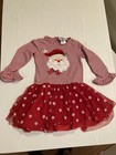 Santa Christmas Tutu Dress Girls Size 6 Red Stripes Polka Dots Counting ...