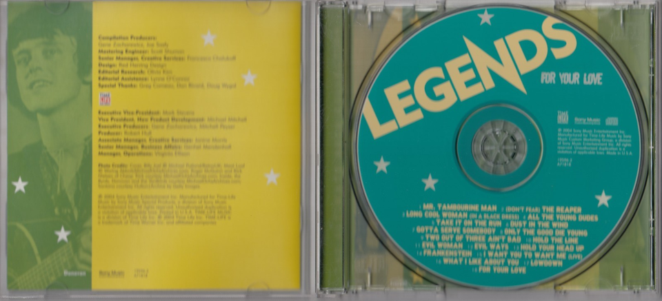 Legends For Your Love - Various Artists: Time Life CD 2004 | eBay