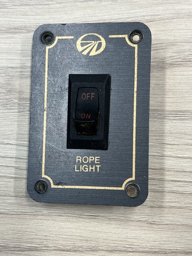 Rope Light Switch -RV Camper Monaco Single 1 Gang On-Off 12V | eBay