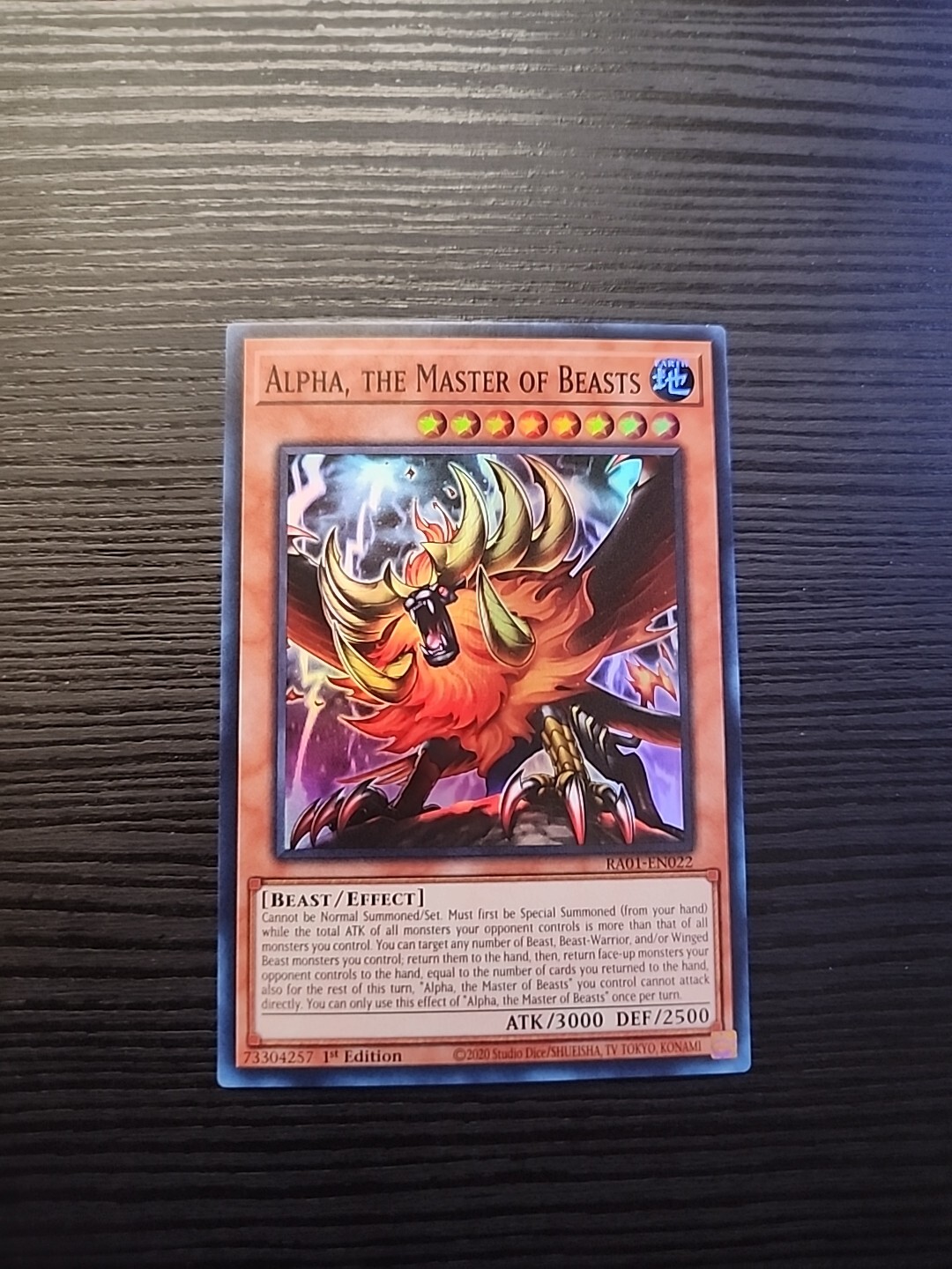Yugioh Alpha, The Master Of Beasts RA01-EN022 Super Rare 1st Ed NM | eBay