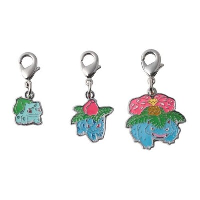 PC107 Pokemon Center Bulbasaur,Ivysaur,Venusaur Metal Key Chain Japan ...