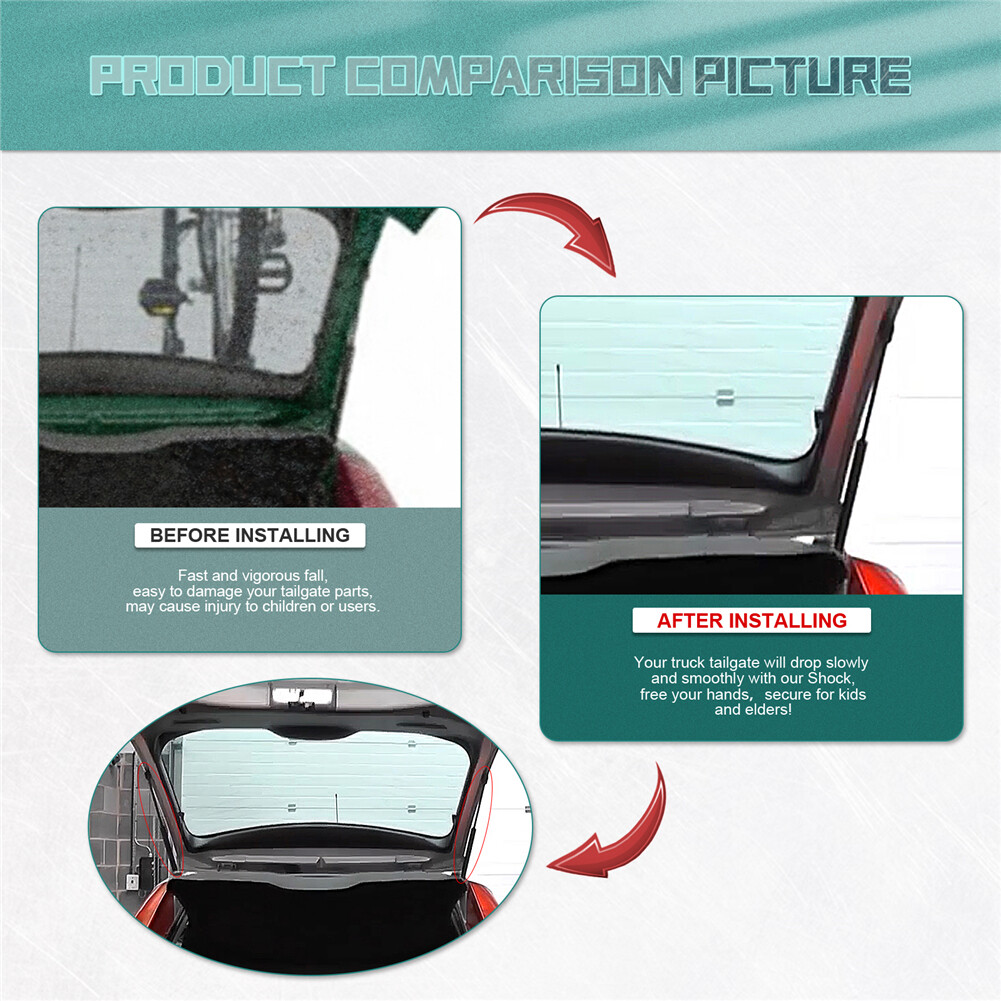 2x Trunk Tailgate Lift Support Gas Struts For Ford Focus MK1 Hatchback ...