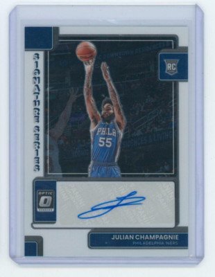 2022 -23 Optic Julian Champagnie Signature Series Rookie Autograph RC ...
