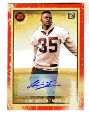 2013 Topps Turkey Red AUTOGRAPH #34 CHRIS THOMPSON RC Rookie AUTO ...