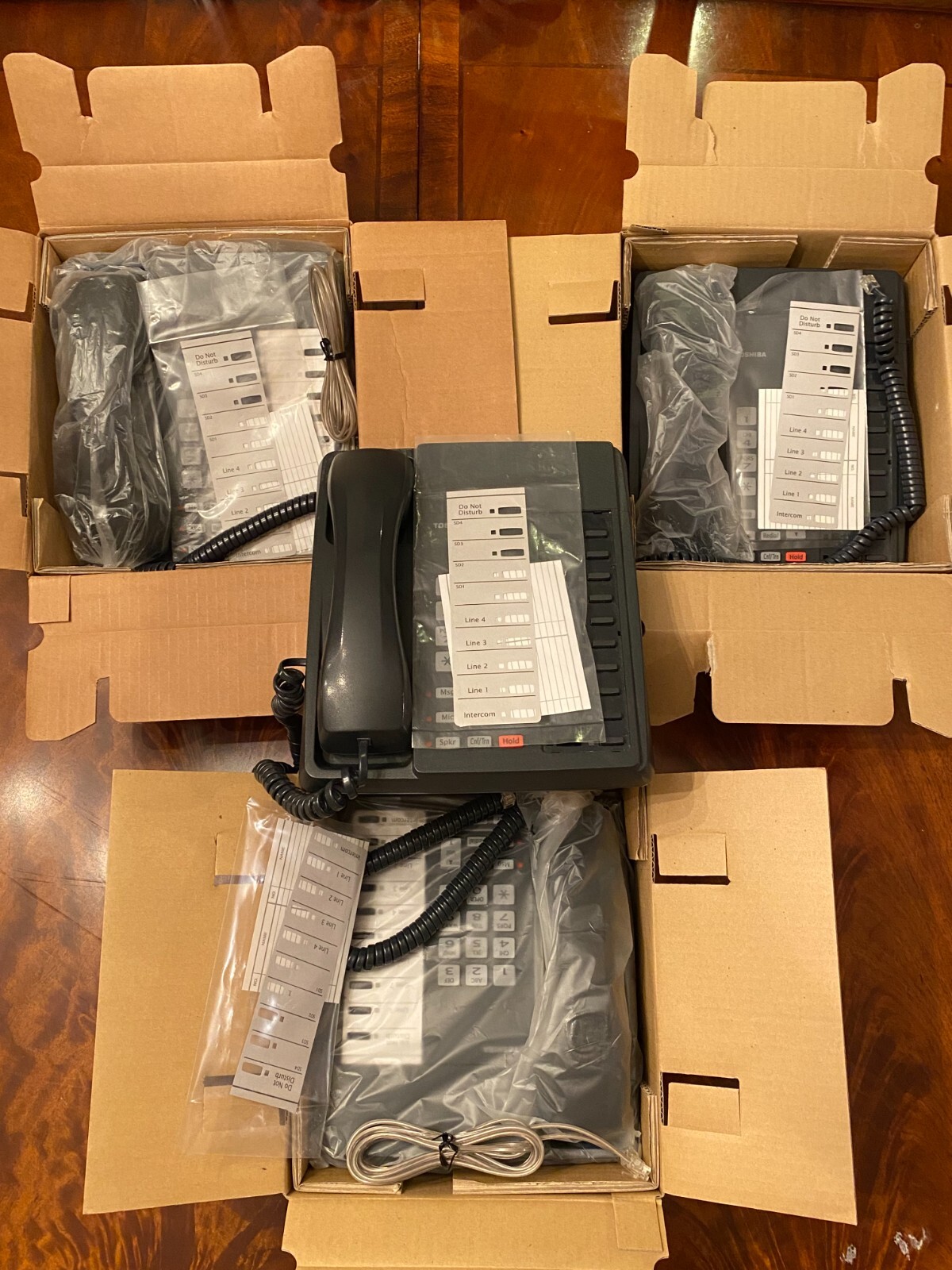 Lot of 4 Toshiba Digital Business Phones DKT3010-S (READ DESC) | eBay