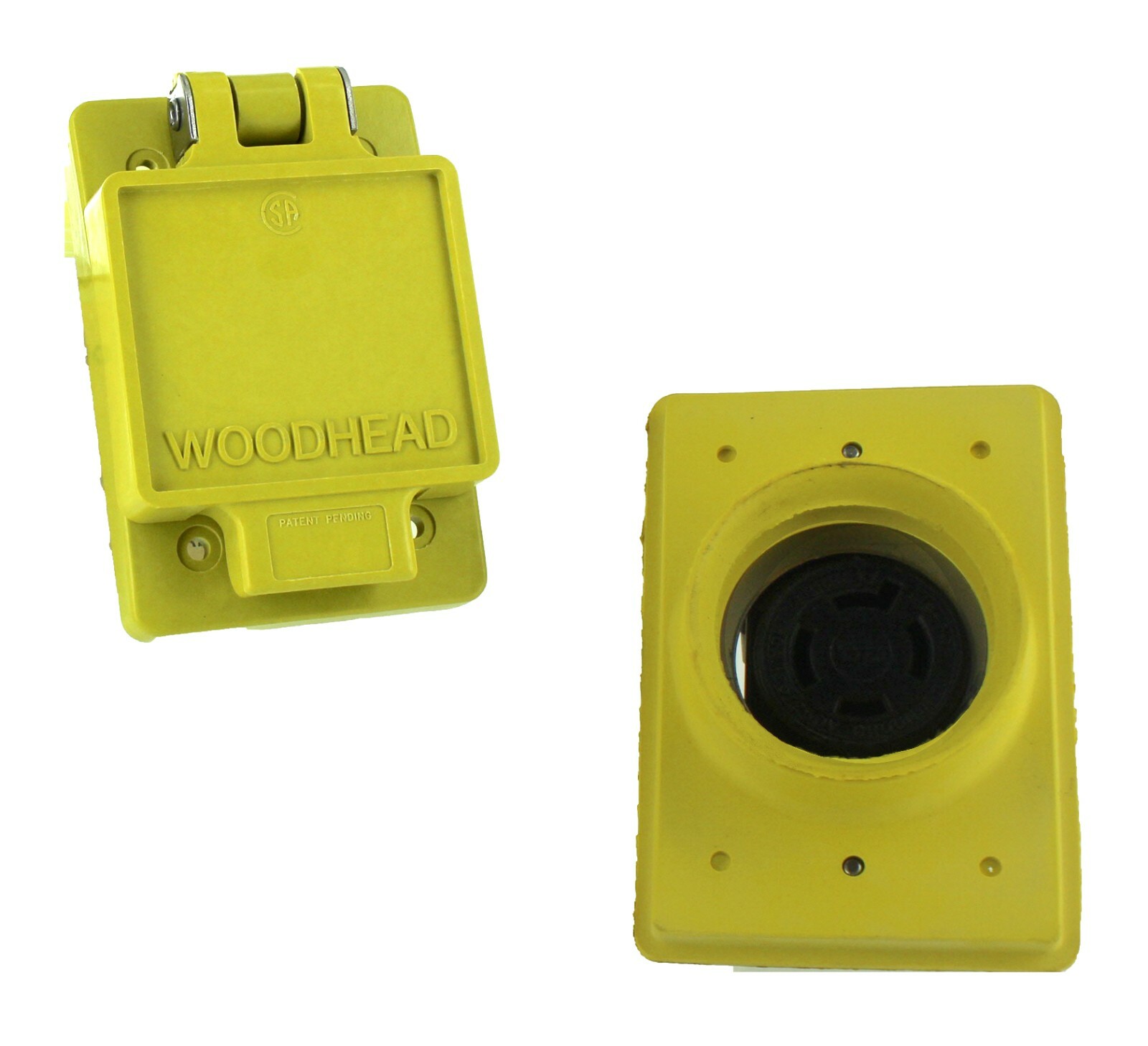 1 Pc Woodhead 20AMP Industrial Locking Receptacle Watertight Flip Lid ...