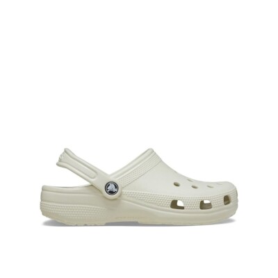 CROCS 10001-0HZ Unisex-Adults Classic Clogs in Linen - Medium Width | eBay