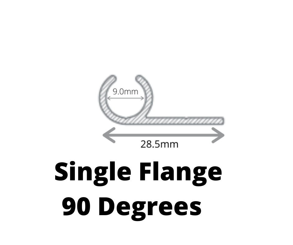 Aluminium Rope/Keder/Sail Track for Caravans, Awnings, Shade Sails ...