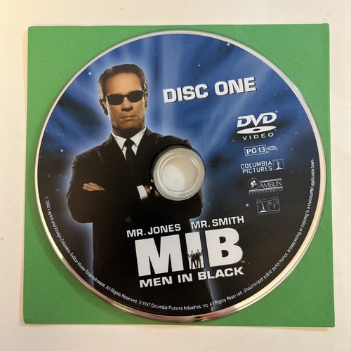 Men In Black (DVD, 2002, 2-Disc Set, Deluxe Edition) Disk Only No ...