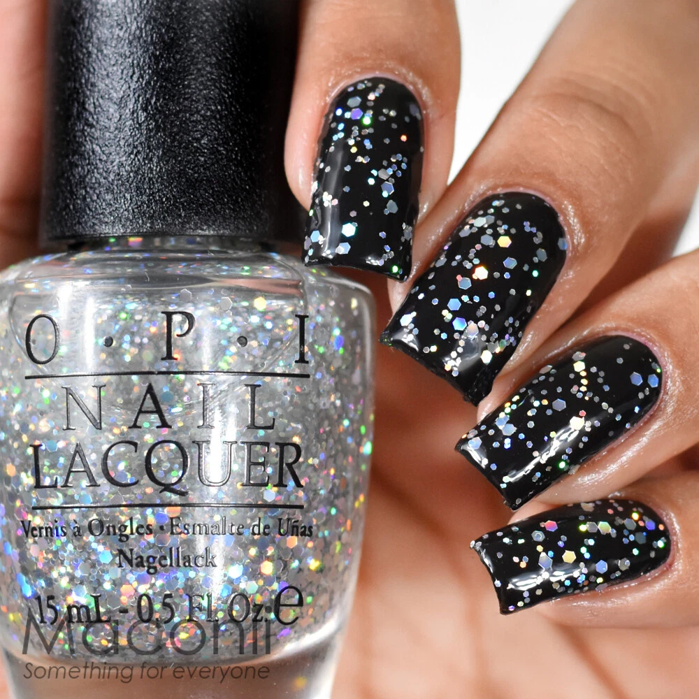 Silver Glitter Nail Polish Opi