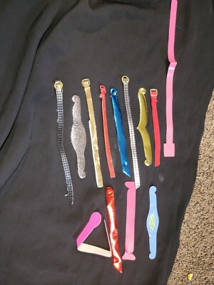 VINTAGE MOD BARBIE DOLL BELT LOT GOLD SILVER PINK RED BLUE | eBay