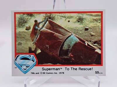 1978 Dc Comics Superman Cards: #55 Superman To The Rescue! | eBay