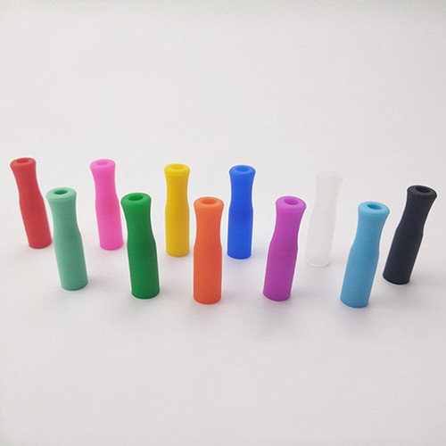 Straws Hole Cover Silicone Straw Protector Metal Straws Covers Straw ...