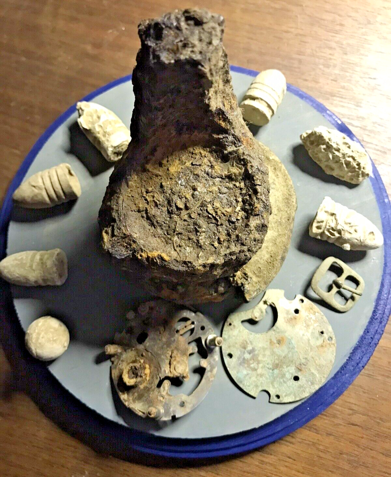 Civil War Relic Display – Handmade with Authentic Items Dug from ...
